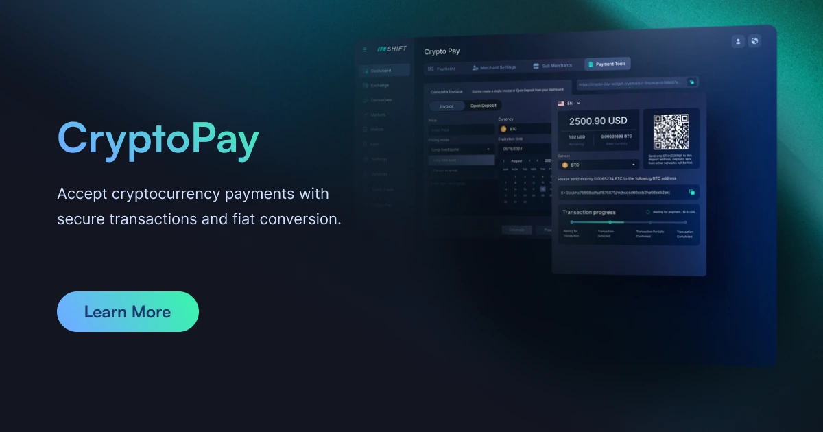 Crypto Payment Gateway | Shift Markets