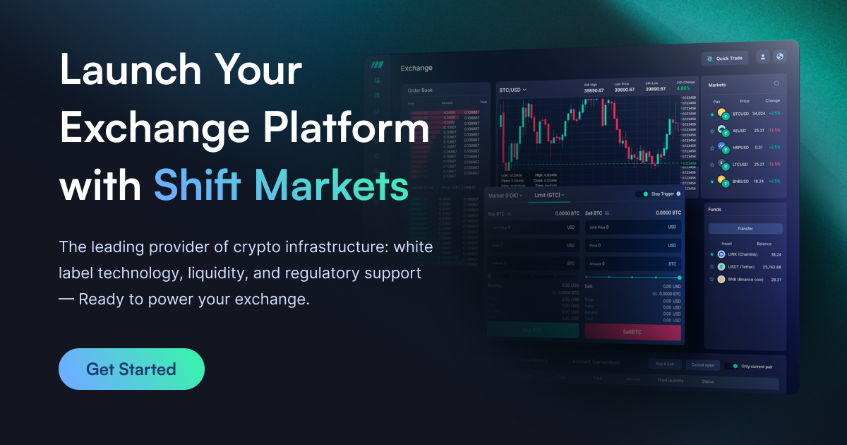 Shift Markets | White Label Crypto Exchange Software